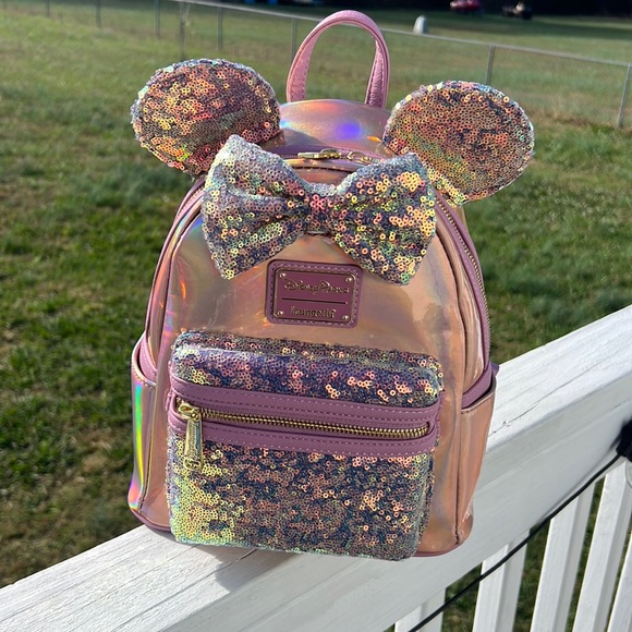 Loungefly | Bags | Nwt Disney Earidescent 5th Anniversary Loungefly ...